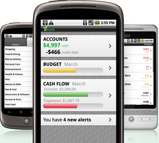 Mint for Android, free personal finance software