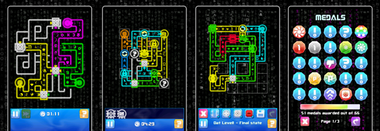 MegaFlux, Matrix-style brain puzzle