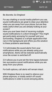 Dingless, the app that smothers voice notifications