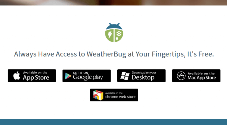 WeatherBug, the free weather app that brings sunshine in my life… or at ...