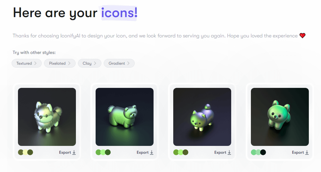 IconifyAI: Use AI to generate beautiful app/game icons