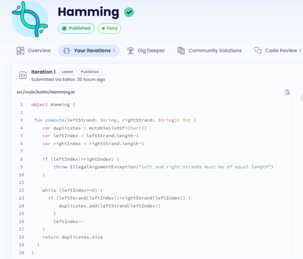 Fun with Kotlin: Calculate Hamming Distance between DNA strands